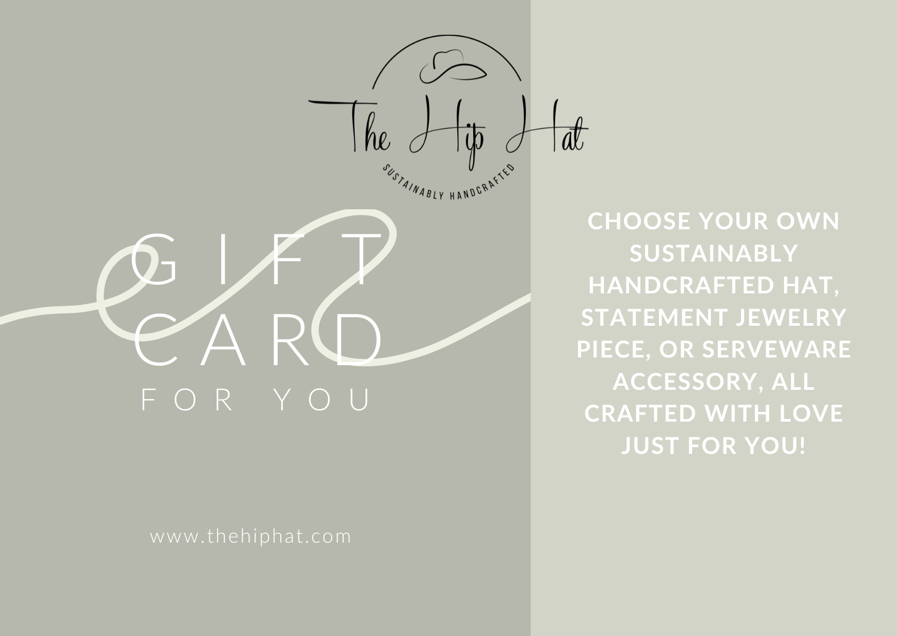 THE HIP HAT GIFT CARD
